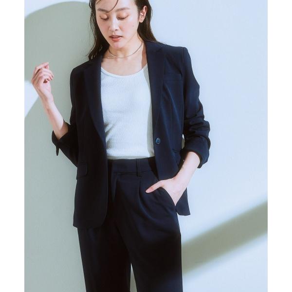 『タイムセール実施中』参考価格：12，990円発売時期：2023年02月コンディション：A（使用感なし）数回使用した程度で使用感が感じられないアイテム参考商品名：【洗える】タテヨコストレッチテーラードパンツスーツ（ジャケット＋９分丈テーパー...