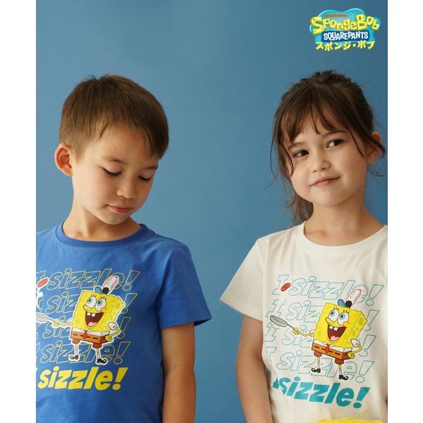 ZOZO問い合わせ番号:110634893ショップ:Hi! ONLINE STORE，ハイオンラインストアブランド:Catchup，ケチャップ商品名:スポンジ・ボブ “I sizzle!” グラフィックTシャツカテゴリ:トップス>Tシ...
