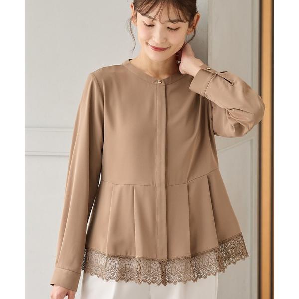 ZOZO問い合わせ番号:110672770ショップ:Honeys，ハニーズブランド:Honeys，ハニーズ，GLACIER，グラシア商品名:裾レースブラウスカテゴリ:トップス>シャツ/ブラウスブランド品番:673-61-0357素材:...