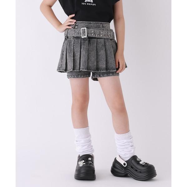 ZOZO問い合わせ番号:110673492ショップ:repipi armario，レピピアルマリオブランド:10C REPIPI，ジューシーレピピ，repipi armario，レピピ アルマリオ商品名:「10C REPIPI」デニムプリー...