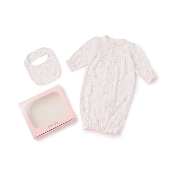 ※このアイテムは返品・交換対象外商品です。ZOZO問い合わせ番号:110711560ショップ:NARUMIYA ONLINE，ナルミヤ オンラインブランド:mezzo piano，メゾピアノ商品名:「BOX付」ウサギリボン柄2wayオール＆...