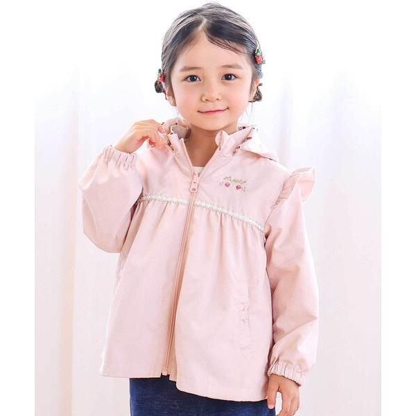 ZOZO問い合わせ番号:110711749ショップ:BEBE ONLINE STORE，ベベ オンラインストアブランド:SLAP SLIP，スラップスリップ商品名:肩フリルリバーシブルジャケット(80~130cm)カテゴリ:ジャケット/アウ...