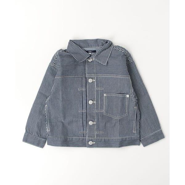 ZOZO問い合わせ番号:110712259ショップ:SHIPS KIDS，シップス キッズブランド:SHIPS，シップス商品名:MR:T ヒッコリーデニム　JKカテゴリ:ジャケット/アウター>その他アウターブランド品番:514-06-...