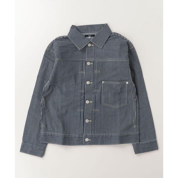 ZOZO問い合わせ番号:110712260ショップ:SHIPS KIDS，シップス キッズブランド:SHIPS，シップス商品名:MR:J ヒッコリーデニム　JKカテゴリ:ジャケット/アウター>その他アウターブランド品番:514-06-...