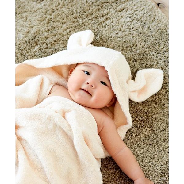 ※このアイテムは返品・交換対象外商品です。ZOZO問い合わせ番号:110712499ショップ:Litakara baby，リタカラベビーブランド:emoka，エモカ商品名:今治タオル うさぎ耳 フード付き ベビーバスポンチョカテゴリ:ママ＆...