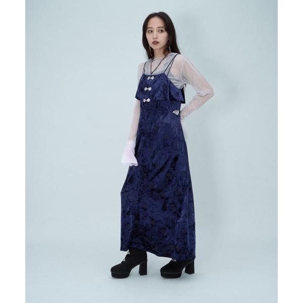 ZOZO問い合わせ番号:110714234ショップ:HARE，ハレブランド:HARE，ハレ商品名:VINTAGEチャイナキャミワンピース(HARE)カテゴリ:ワンピース/ドレス>ワンピースブランド品番:806618素材:表地：ポリエス...