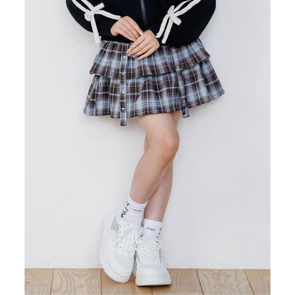 ZOZO問い合わせ番号:110717865ショップ:F.O.Online Store，エフオーオンラインストアブランド:algy，アルジー商品名:ティアードフリルスカパンカテゴリ:スカート>スカートブランド品番:G418956素材:先...