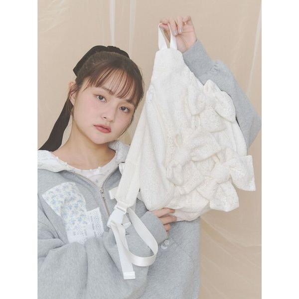『タイムセール実施中』ZOZO問い合わせ番号:110719692ショップ:merry jenny，メリージェニーブランド:merry jenny，メリージェニー商品名:レースリボンワンショルダーバッグカテゴリ:バッグ>ショルダーバッグ...