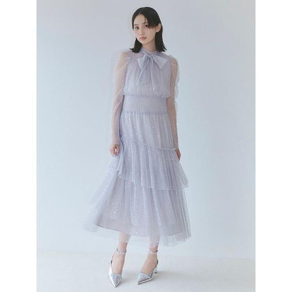 ZOZO問い合わせ番号:110720294ショップ:FURFUR，ファーファーブランド:FURFUR，ファーファー商品名:ロングスリーブラメチュールドレスカテゴリ:トップス>その他トップスブランド品番:RWFO266006素材:表地:...