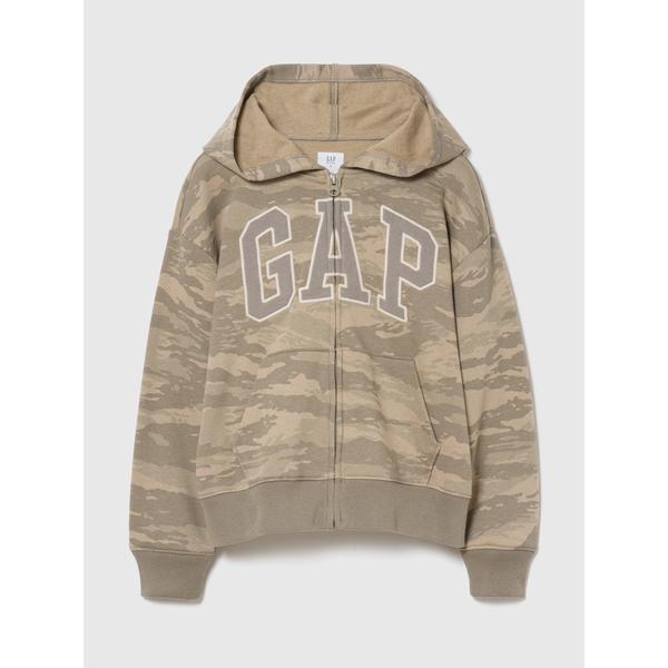 『タイムセール実施中』ZOZO問い合わせ番号:110722647ショップ:GAP，ギャップブランド:GAP，ギャップ商品名:リラックスフィットフレンチテリー GAPロゴ ジップアップパーカー (キッズ)カテゴリ:トップス>スウェットブ...