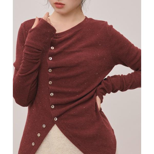 ZOZO問い合わせ番号:110758876ショップ:mideal，マイディールブランド:loin nuit，ロワンニュイ商品名:asymmetry tuck tops / アシンメトリータックトップスカテゴリ:トップス>Tシャツ/カッ...
