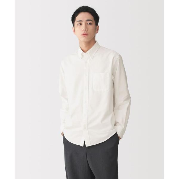 ZOZO問い合わせ番号:110759675ショップ:無印良品，ムジルシリョウヒンブランド:無印良品，ムジルシリョウヒン商品名:紳士　洗いざらしオックスボタンダウン長袖シャツカテゴリ:トップス>シャツ/ブラウスブランド品番:455072...