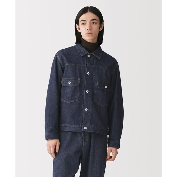 ZOZO問い合わせ番号:110759682ショップ:無印良品，ムジルシリョウヒンブランド:無印良品，ムジルシリョウヒン商品名:紳士　木の実から作ったカポック混デニムジャケットカテゴリ:ジャケット/アウター>デニムジャケットブランド品番...