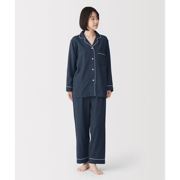 ZOZO問い合わせ番号:110759853ショップ:無印良品，ムジルシリョウヒンブランド:無印良品，ムジルシリョウヒン商品名:婦人　脇に縫い目のない　二重ガーゼ長袖パジャマカテゴリ:ルームウェア>ルームウェア/パジャマブランド品番:4...