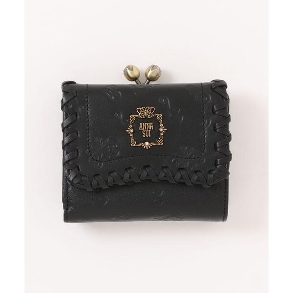 ZOZO問い合わせ番号:110760595ショップ:KUIPO，クイーポブランド:ANNA SUI，アナスイ商品名:リンダ 口金二つ折り財布カテゴリ:財布/小物>財布ブランド品番:318362素材:牛革原産国:ベトナムカラー:ブラック...