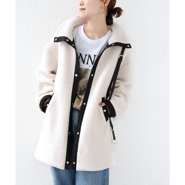 ZOZO問い合わせ番号:110761307ショップ:SHIPS for women，シップス フォー ウィメンブランド:SHIPS，シップス商品名:「WEB限定」ボア スタンド ミディ コートカテゴリ:ジャケット/アウター>その他アウ...