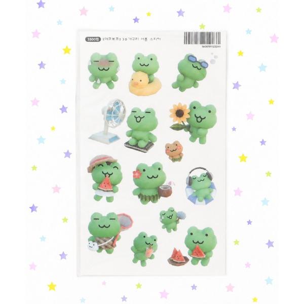 ZOZO問い合わせ番号:110762950ショップ:SPINNS，スピンズブランド:nini toys，ニニトイズ商品名:「nini toys」「韓国の人気クリエイター dekho.bokho」シール/カエルカテゴリ:雑貨/ホビー>ス...