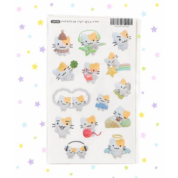 ZOZO問い合わせ番号:110762957ショップ:SPINNS，スピンズブランド:nini toys，ニニトイズ商品名:「nini toys」「nini toys」「韓国の人気クリエイター dekho.bokho」ねこシールカテゴリ:雑貨...