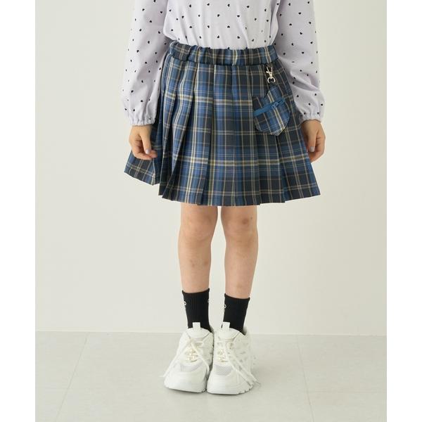 ZOZO問い合わせ番号:110799810ショップ:petit main，プティマインブランド:Lycee mine，リセマイン，petit main，プティマイン商品名:「ハロウィン」ハートポーチつきチェックプリーツスカートカテゴリ:スカ...