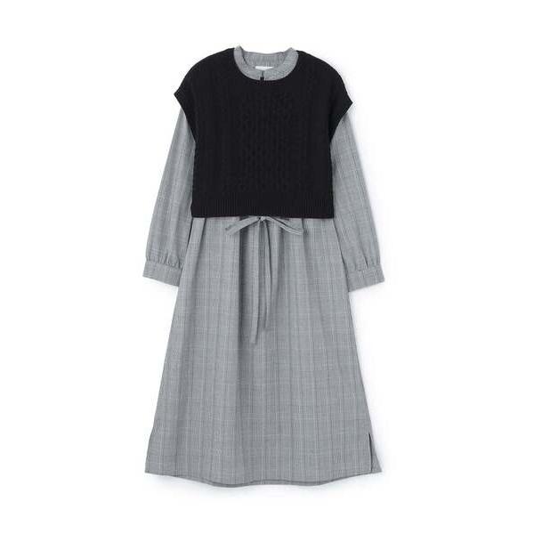 ZOZO問い合わせ番号:110799834ショップ:petit main，プティマインブランド:petit main LIEN，プティマインリアン，petit main，プティマイン商品名:「リンク」ベストつきワンピースカテゴリ:ワンピース...