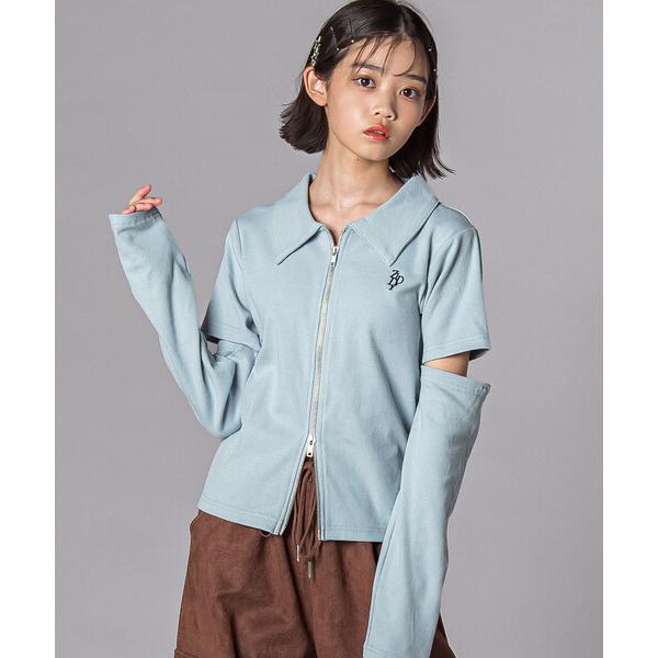 『タイムセール実施中』ZOZO問い合わせ番号:110800129ショップ:BEBE ONLINE STORE，ベベ オンラインストアブランド:ZIDDY，ジディ商品名:3WAYダブルジップ袖取り外しトップス(130~160cm)カテゴリ:ト...