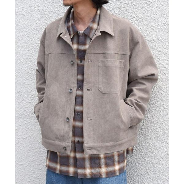 ZOZO問い合わせ番号:110874464ショップ:SHIPS，シップスブランド:SHIPS any，シップス エニィ，SHIPS，シップス商品名:ポリエステル スエード ポケット トラック ブルゾンカテゴリ:ジャケット/アウター>ブ...