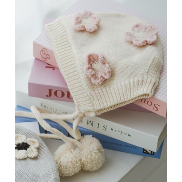 ※このアイテムは返品・交換対象外商品です。ZOZO問い合わせ番号:110875377ショップ:branshes，ブランシェスブランド:branshes，ブランシェス商品名:花モチーフニット帽カテゴリ:ママ＆ベビー>その他ベビー用品ブラ...