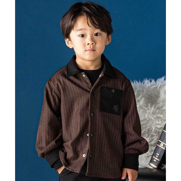 『タイムセール実施中』ZOZO問い合わせ番号:110875543ショップ:BEBE ONLINE STORE，ベベ オンラインストアブランド:BeBe Petits Pois Vert，ベベプチポワヴェール商品名:ストライプ長袖ジャケットシ...