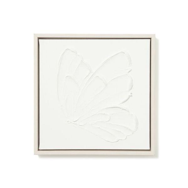 ZOZO問い合わせ番号:110912381ショップ:Francfranc，フランフランブランド:Francfranc，フランフラン商品名:ホワイト バタフライ アートボード ホワイトカテゴリ:インテリア>ポスター/アートブランド品番:...