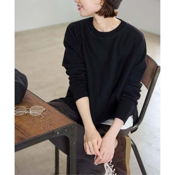 ZOZO問い合わせ番号:110915387ショップ:IENA，イエナブランド:SLOBE IENA，スローブイエナ商品名:「WEB限定カラーあり/シリーズあり/追加」コットンダブルフェイスプルオーバーカテゴリ:トップス>ニット/セータ...