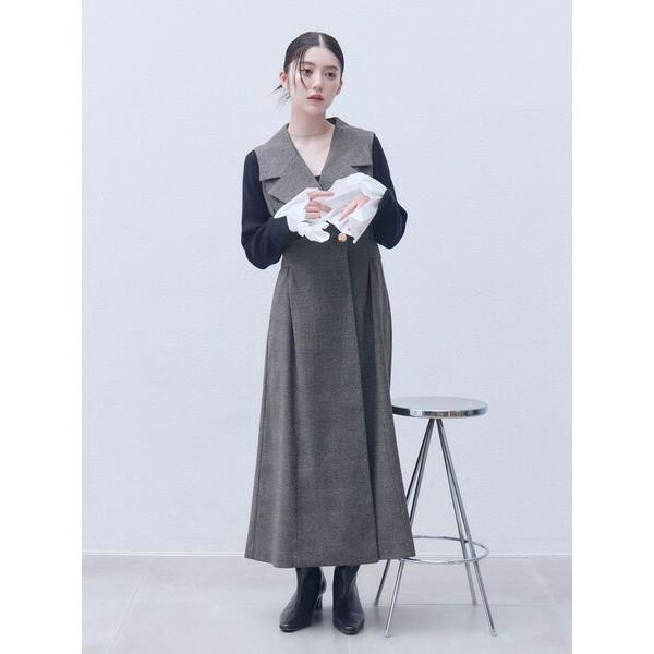 ZOZO問い合わせ番号:110951734ショップ:LAGUNAMOON，ラグナムーンブランド:LAGUNAMOON，ラグナムーン商品名:メタルボタンテーラードジャンパースカートカテゴリ:ワンピース/ドレス>ワンピースブランド品番:0...