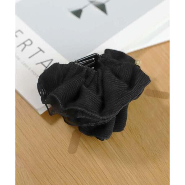 ZOZO問い合わせ番号:110951764ショップ:ANEMONE，アネモネブランド:ANEMONE，アネモネ商品名:リブベロア×シアーフリルバンスクリップカテゴリ:ヘアアクセサリー>バレッタ/ヘアクリップブランド品番:DG35082...