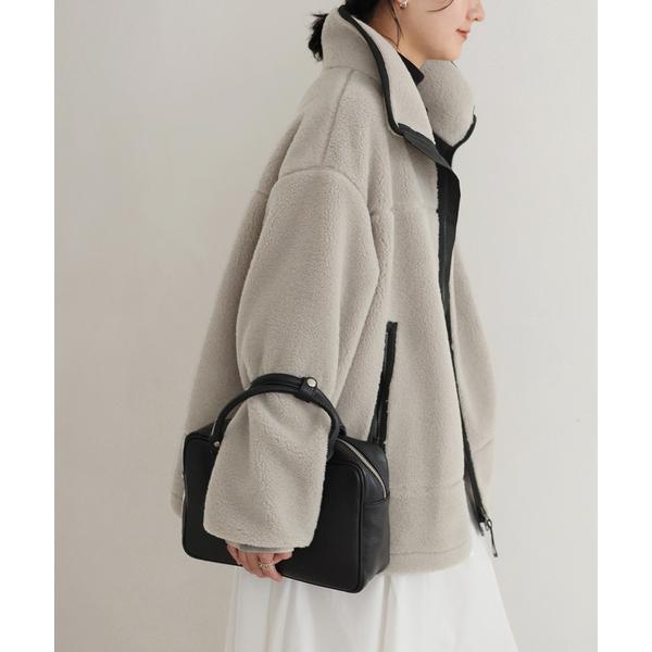 ZOZO問い合わせ番号:110951966ショップ:JOURNAL STANDARD，ジャーナルスタンダードブランド:JOURNAL STANDARD，ジャーナルスタンダード商品名:ECOPELフリースファースタンド ブルゾンカテゴリ:ジャ...