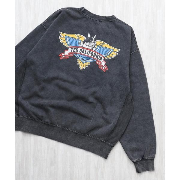 ZOZO問い合わせ番号:110952141ショップ:NAVAL，ナバルブランド:The Endless Summer，エンドレスサマー商品名:TES VINTAGE BIKER PIGMENT BIG SWEAT / クルーネックスウェット...
