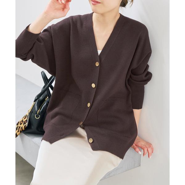 ZOZO問い合わせ番号:110952612ショップ:Spick &amp; Span，スピック アンド スパンブランド:Spick &amp; Span，スピックアンドスパン商品名:メタルボタンダブルジャガードカーディガンカテゴリ:トップス...