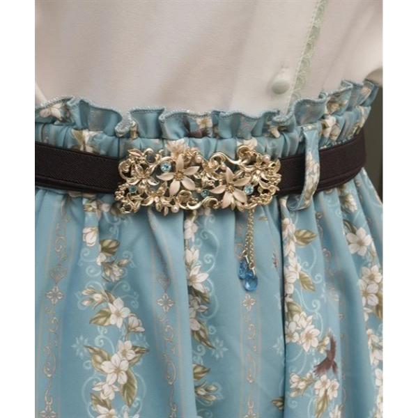 ZOZO問い合わせ番号:110953231ショップ:axes femme，アクシーズファムブランド:axes femme，アクシーズファム商品名:ジャスミンモチーフ細ベルトカテゴリ:ファッション雑貨>ベルトブランド品番:BL631X3...