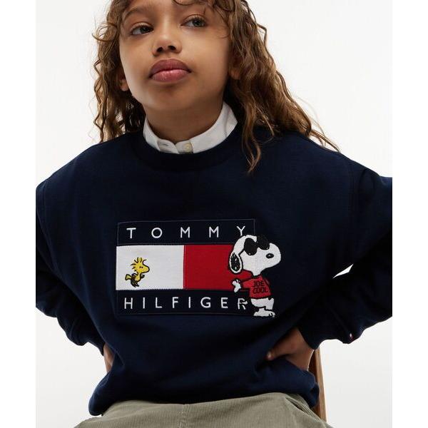 ZOZO問い合わせ番号:110954375ショップ:TOMMY HILFIGER，トミー ヒルフィガーブランド:TOMMY HILFIGER，トミーヒルフィガー商品名:PEANUTS COLLECTION ロゴトレーナーカテゴリ:トップス&...