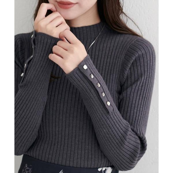 『タイムセール実施中』ZOZO問い合わせ番号:110954410ショップ:natural couture，ナチュラルクチュールブランド:natural couture，ナチュラルクチュール商品名:「ZOZO限定」袖口べこべこ釦プチハイリブニ...