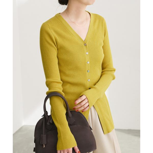 ZOZO問い合わせ番号:110967095ショップ:Spick &amp; Span，スピック アンド スパンブランド:Spick &amp; Span，スピックアンドスパン商品名:ウォッシャブルリブカーディガンカテゴリ:トップス>カ...