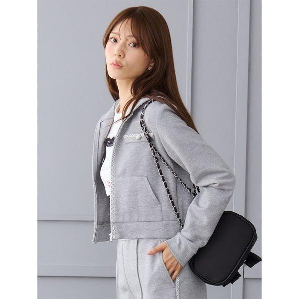 ZOZO問い合わせ番号:110993056ショップ:CELFORD，セルフォードブランド:CELFORD，セルフォード商品名:「セットアップ対応」トリムデザインカットソーパーカーカテゴリ:トップス>パーカーブランド品番:CWCJ264...