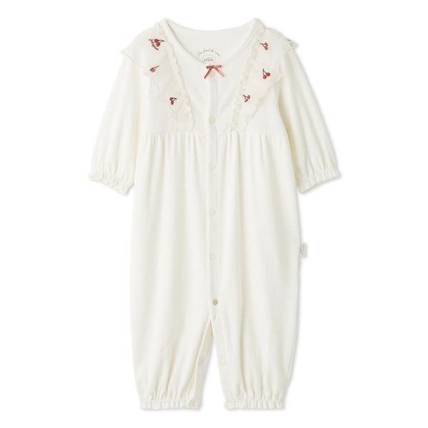 ※このアイテムは返品・交換対象外商品です。ZOZO問い合わせ番号:110993100ショップ:gelato pique，ジェラート　ピケブランド:gelato pique，ジェラートピケ商品名:「BABY」チェリー柄チュール2WAYオールカ...