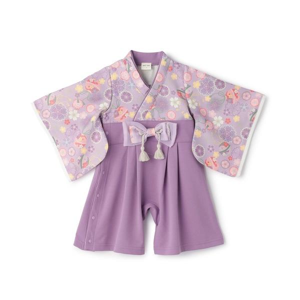 ※このアイテムは返品・交換対象外商品です。ZOZO問い合わせ番号:110993243ショップ:petit main，プティマインブランド:petit main，プティマイン商品名:girls袴カバーオールカテゴリ:ママ＆ベビー>ロンパ...