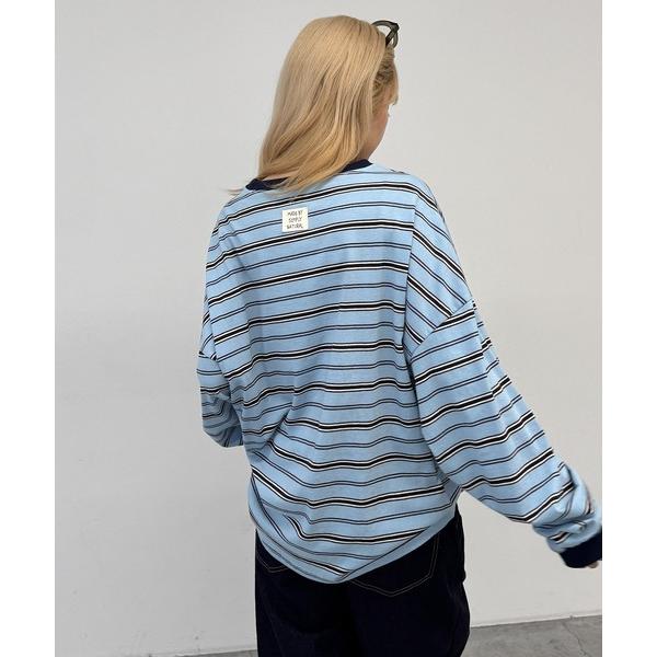 ZOZO問い合わせ番号:111029448ショップ:CANAL JEAN，キャナルジーンブランド:CANAL JEAN，キャナルジーン商品名:Lakey Park　マルチボーダーロンTカテゴリ:トップス>Tシャツ/カットソーブランド品...