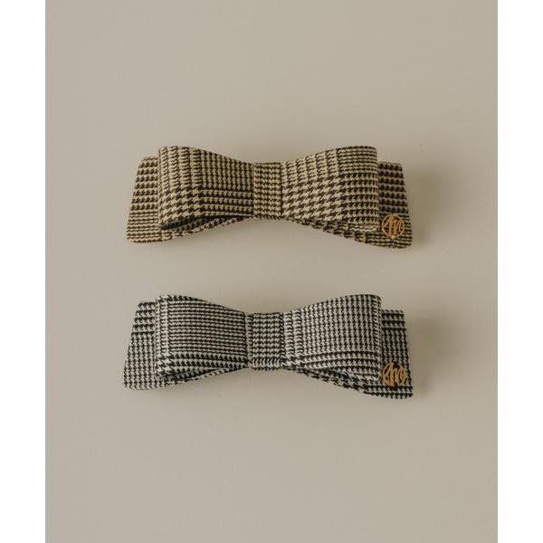 ZOZO問い合わせ番号:111030250ショップ:euphoria，ユーフォリアブランド:muku，ムク商品名:VALETTA/CHECK RIBBONカテゴリ:ヘアアクセサリー>バレッタ/ヘアクリップブランド品番:302263-1...