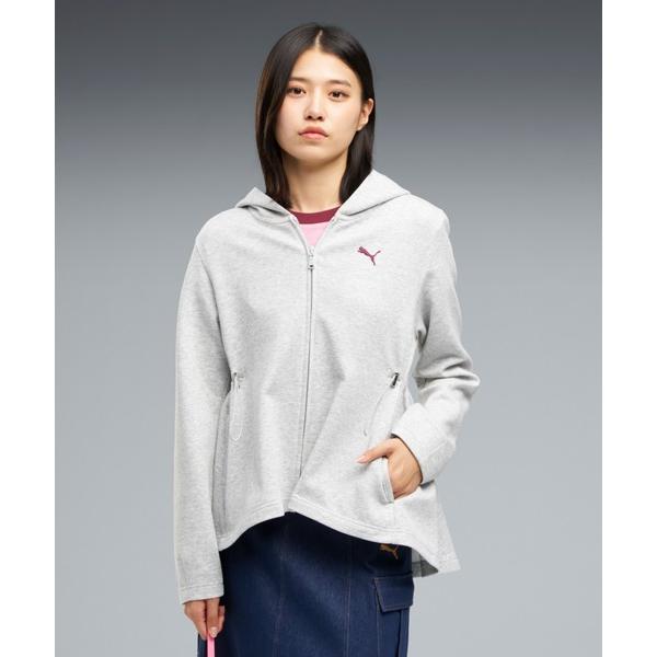『タイムセール実施中』ZOZO問い合わせ番号:111069098ショップ:PUMA STORE ZOZO，プーマストアゾゾブランド:PUMA，プーマ商品名:PUMA プーマ ウィメンズ ESS エレベーテッド MX フルジップ フーディ D...