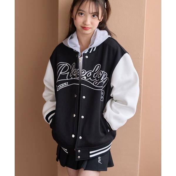 ZOZO問い合わせ番号:111073979ショップ:cross marche，クロスマルシェブランド:JENNI，ジェニィ，cross marche，クロスマルシェ商品名:スウェットスタジャンカテゴリ:ジャケット/アウター>スタジャン...