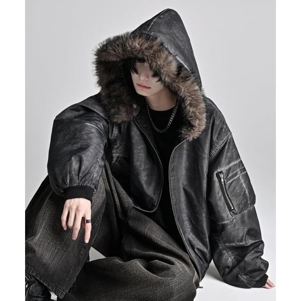 ZOZO問い合わせ番号:111085161ショップ:ADRER，アドラーブランド:ADRER，アドラー商品名:Detachable Fur Hoodie MA-1 / デタッチャブルファーフーディーMA-1カテゴリ:ジャケット/アウター&g...