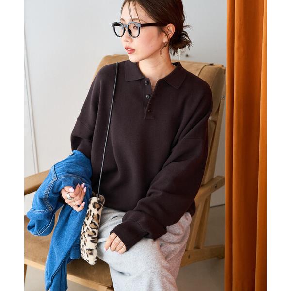 ZOZO問い合わせ番号:111110102ショップ:FREAK'S STORE，フリークスストアブランド:FREAK'S STORE，フリークスストア商品名:＼累計35，300枚突破／限定展開　ポロニット プルオーバーカテゴリ:トップス&g...