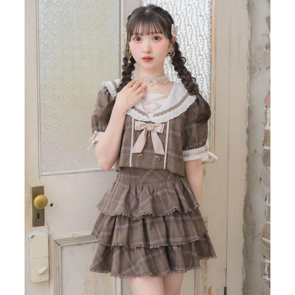『タイムセール実施中』ZOZO問い合わせ番号:111110711ショップ:ROJITA，ロジータブランド:ROJITA，ロジータ商品名:セーラーセットアップカテゴリ:ジャケット/アウター>セットアップブランド品番:5633513素材:...