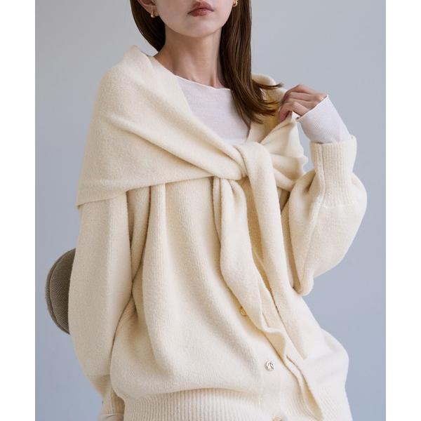 ZOZO問い合わせ番号:111111897ショップ:ROPE' PICNIC，ロぺピクニックブランド:ROPE' PICNIC，ロペピクニック商品名:スフレニット トライアングルストールカテゴリ:ファッション雑貨>ストール/ショールブ...